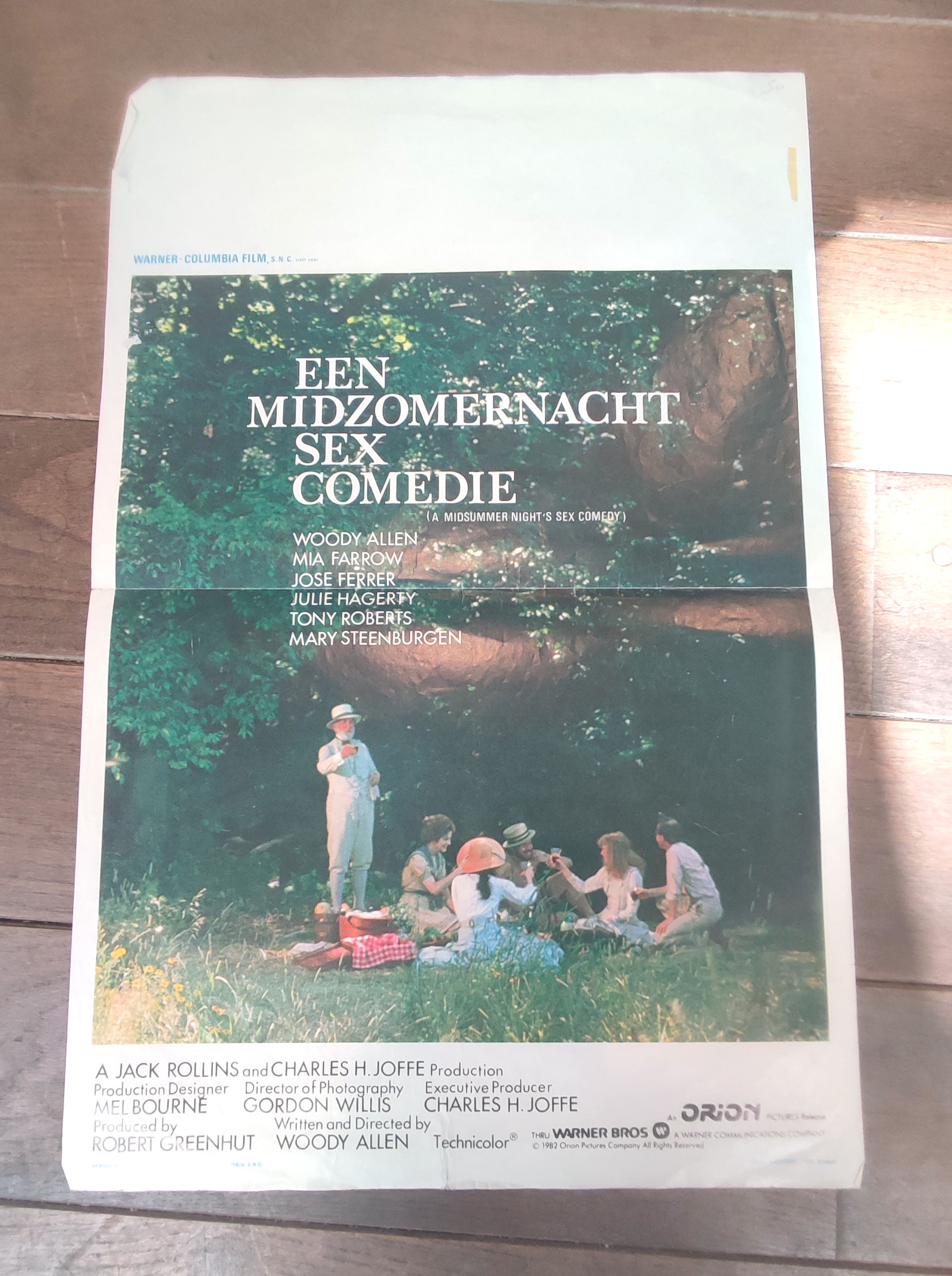 Affiche Comédie érotique d'une nuit d'été – La Boutique Carlotta Films